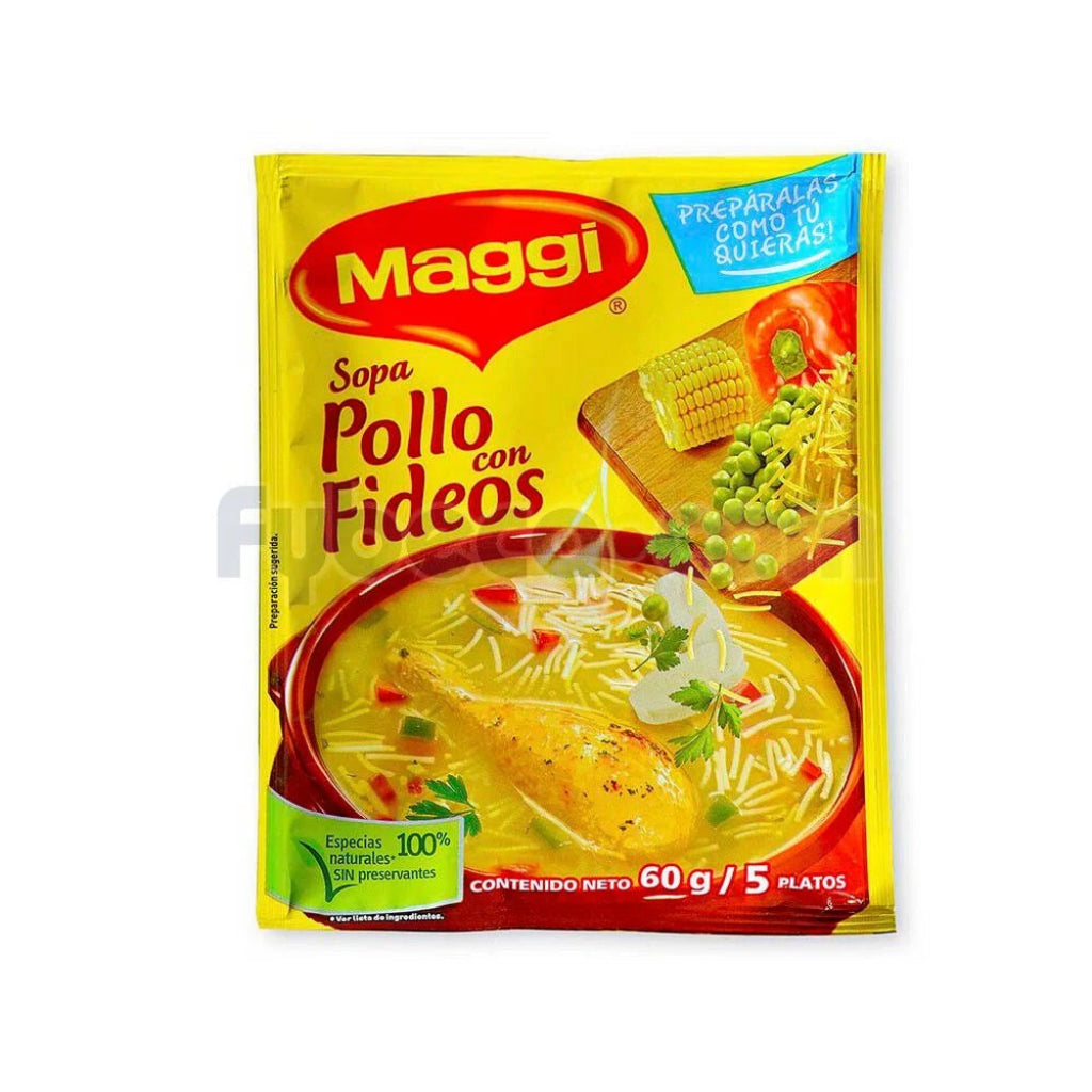 MAGGI SOPA SABOR A POLLO CON FIDEO 1.94 OZ – Disfruta1063